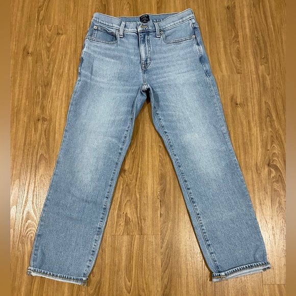 J. Crew | Jeans | Jcrew Slim Boyfriend Cropped And Cuffed Classic Denim ...